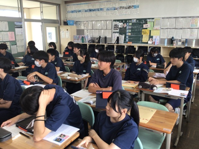 郡山市立郡山第四中学校 | 学校生活の様子 | 3年道徳